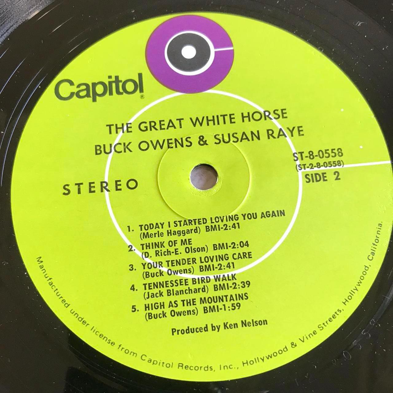 Buck Owens & Susan Raye White Horse Vinyl LP Record Shrink VG+ - Etsy