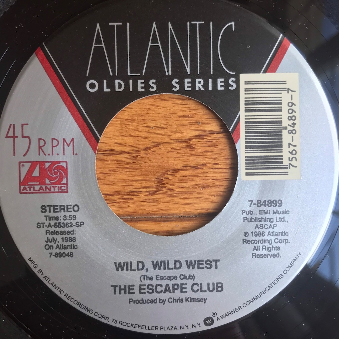 The Escape Club Wild Wild West / Shake for Sheik 7 45 RPM Vinyl Record ...
