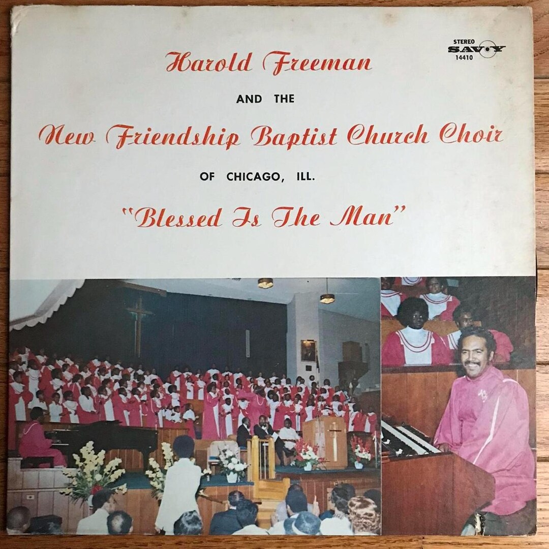 Harold Freeman Blessed is the Man Vinyl LP Record VG+ - Etsy