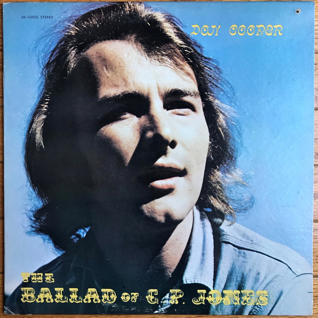 Don Cooper the Ballad of C.P. Jones Vinyl LP Record White Label Promo ...