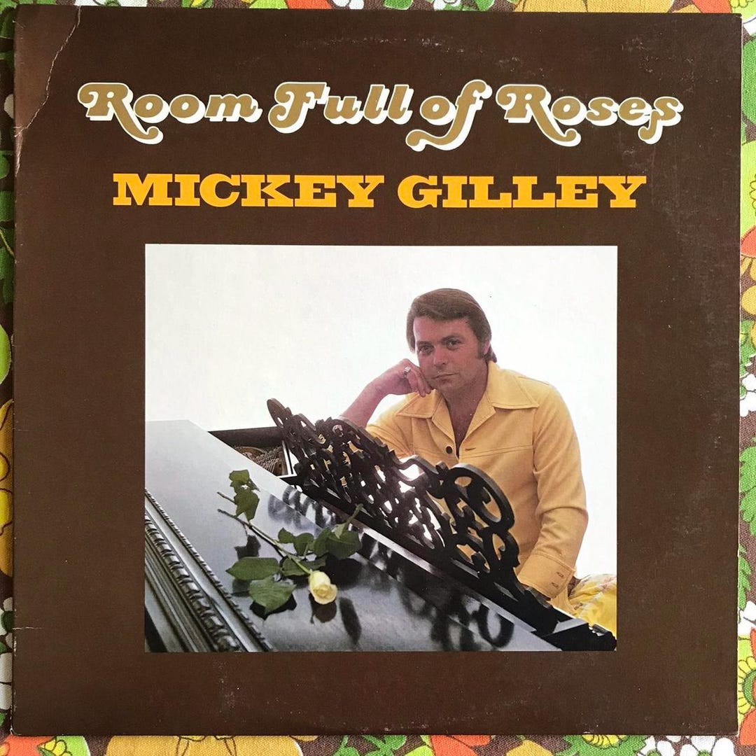 Mickey Gilley Room Full of Roses Vinyl LP Record VG+ - Etsy
