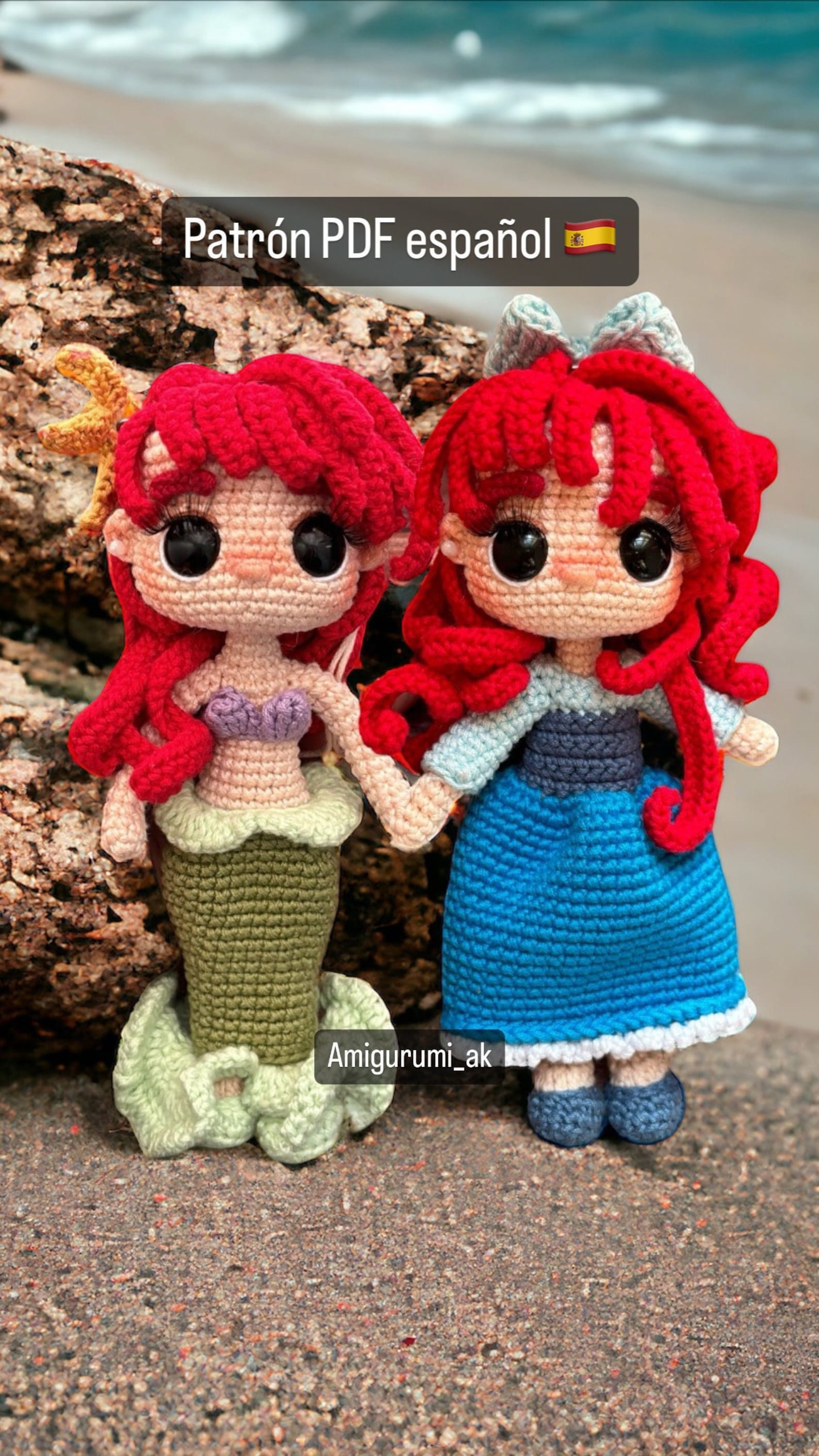 Little Mermaid PDF Pattern (spanish) - Etsy