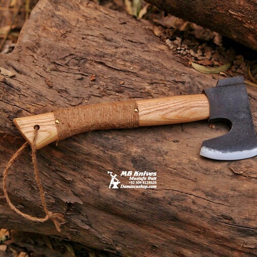Hand Forged Bushcraft Axe for Camping and Tourisam - Etsy