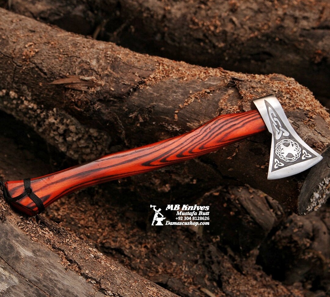 Gift for Man . Hand Forged Throwing Axe - Etsy