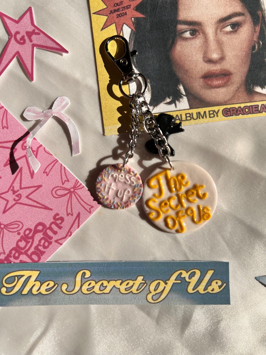 Gracie Adrams the Secret of Us Keychain/ Merch - Etsy