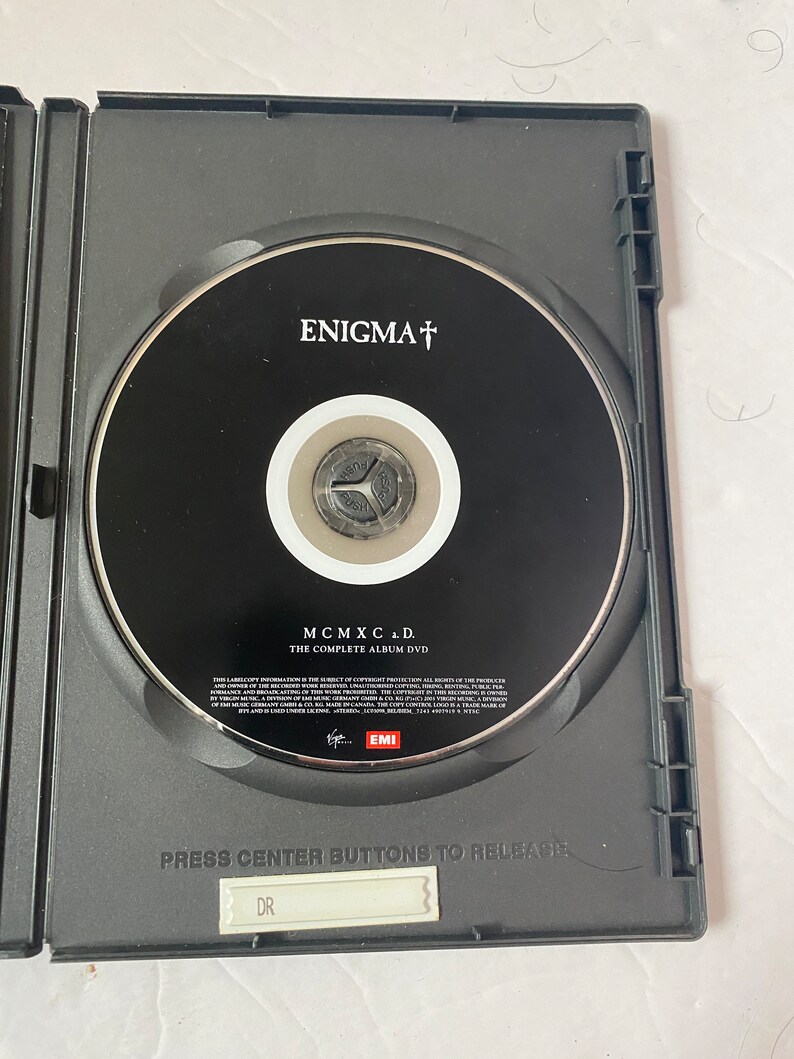 Enigma MCMXC A.d. the Complete Album DVD Used Good Condition Region 1 ...