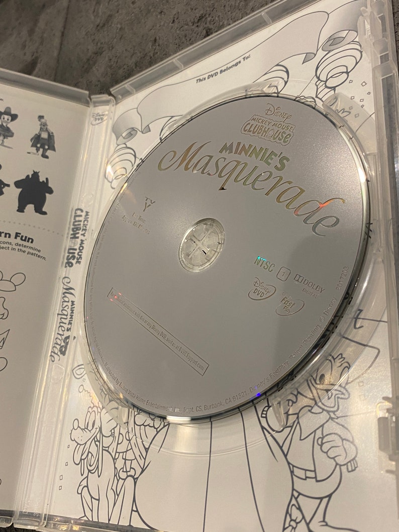 Disney Mickey Mouse Clubhouse: Minnie's Masquerade DVD - Etsy