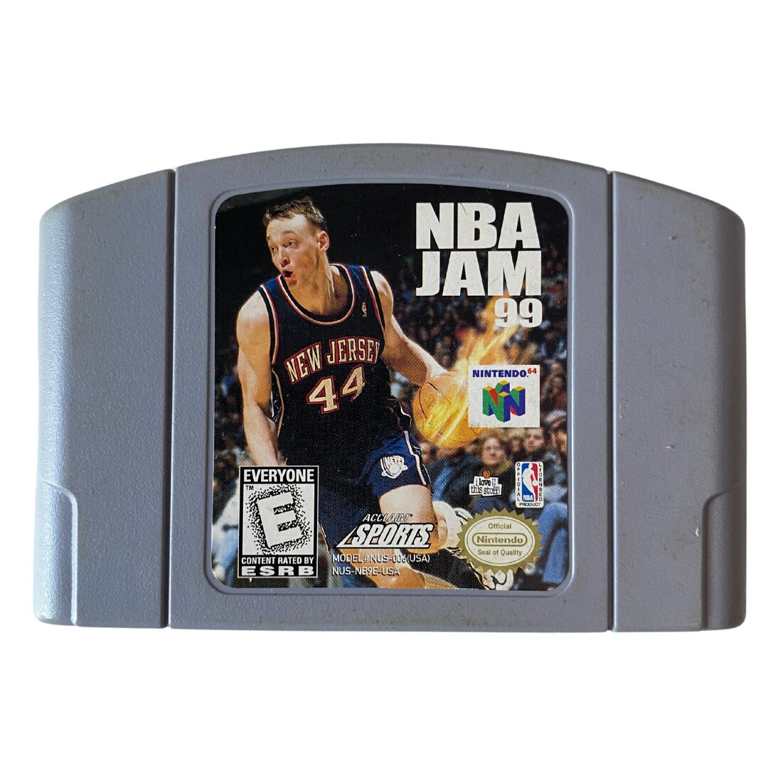 NBA Jam 99 Nintendo 64 Game Classic Basketball Action Fast-paced 5-on-5 ...