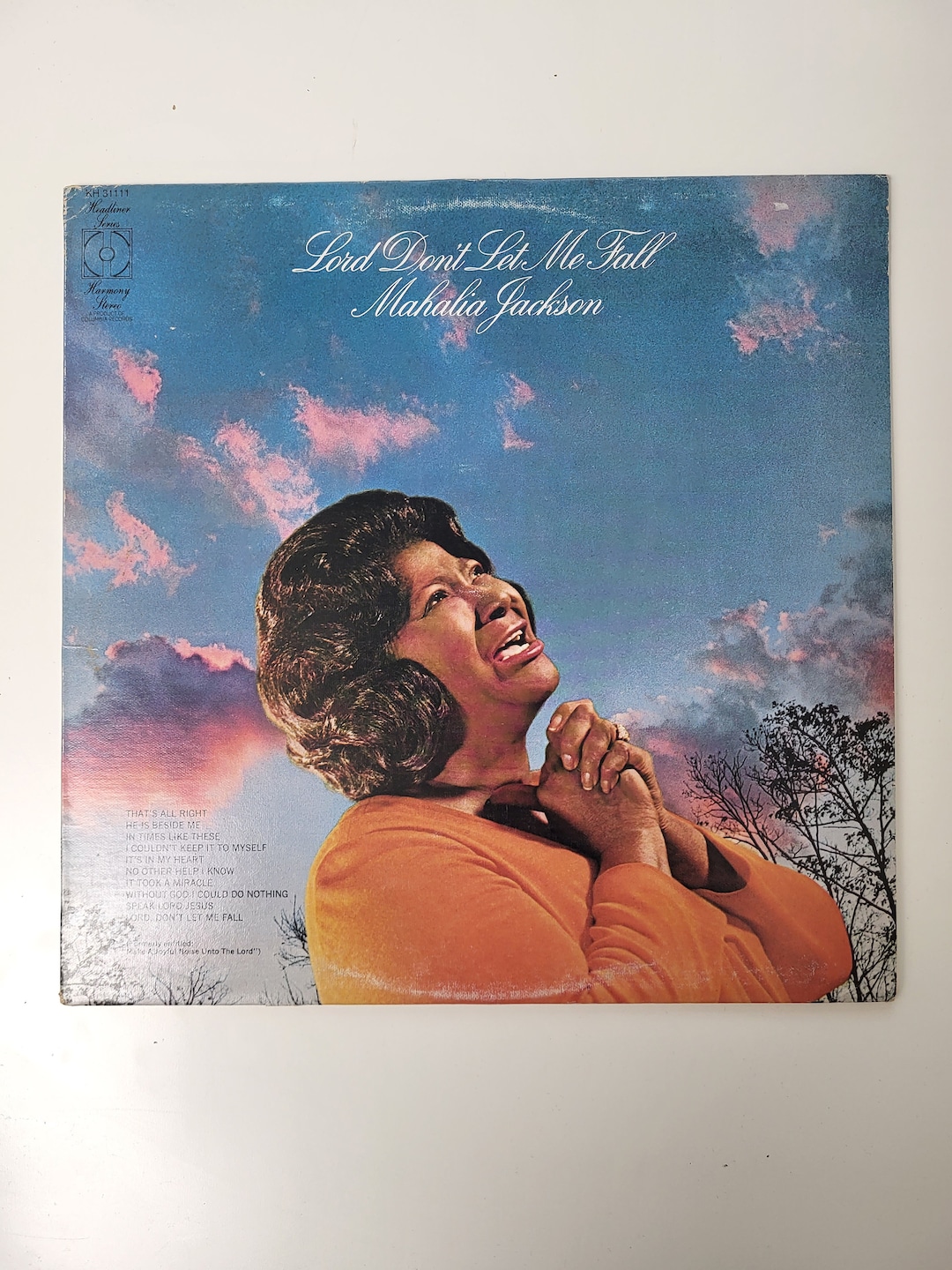 Mahalia Jackson Vinyl LP Lord Don't Let Me Fall, CBS S 53106 made in ...