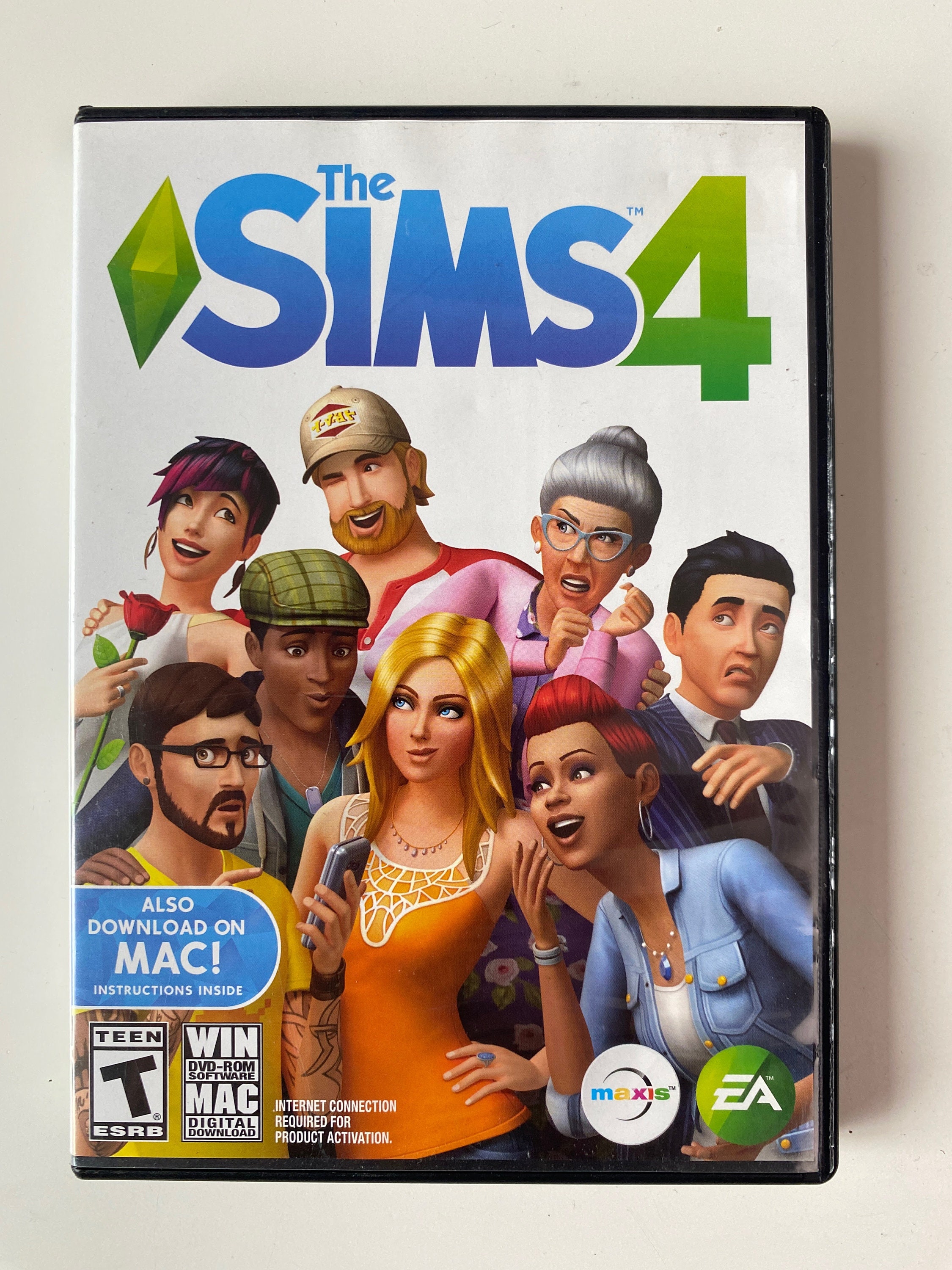 The Sims 4 Pc/mac DVD: Create Your Virtual World, Life Simulation Game ...