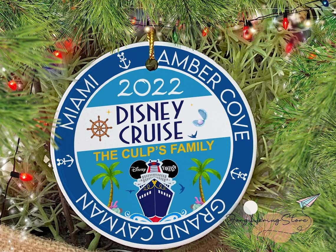 Custom Disney Cruise Ceramic Ornament sold by Jim K singh jim's ...