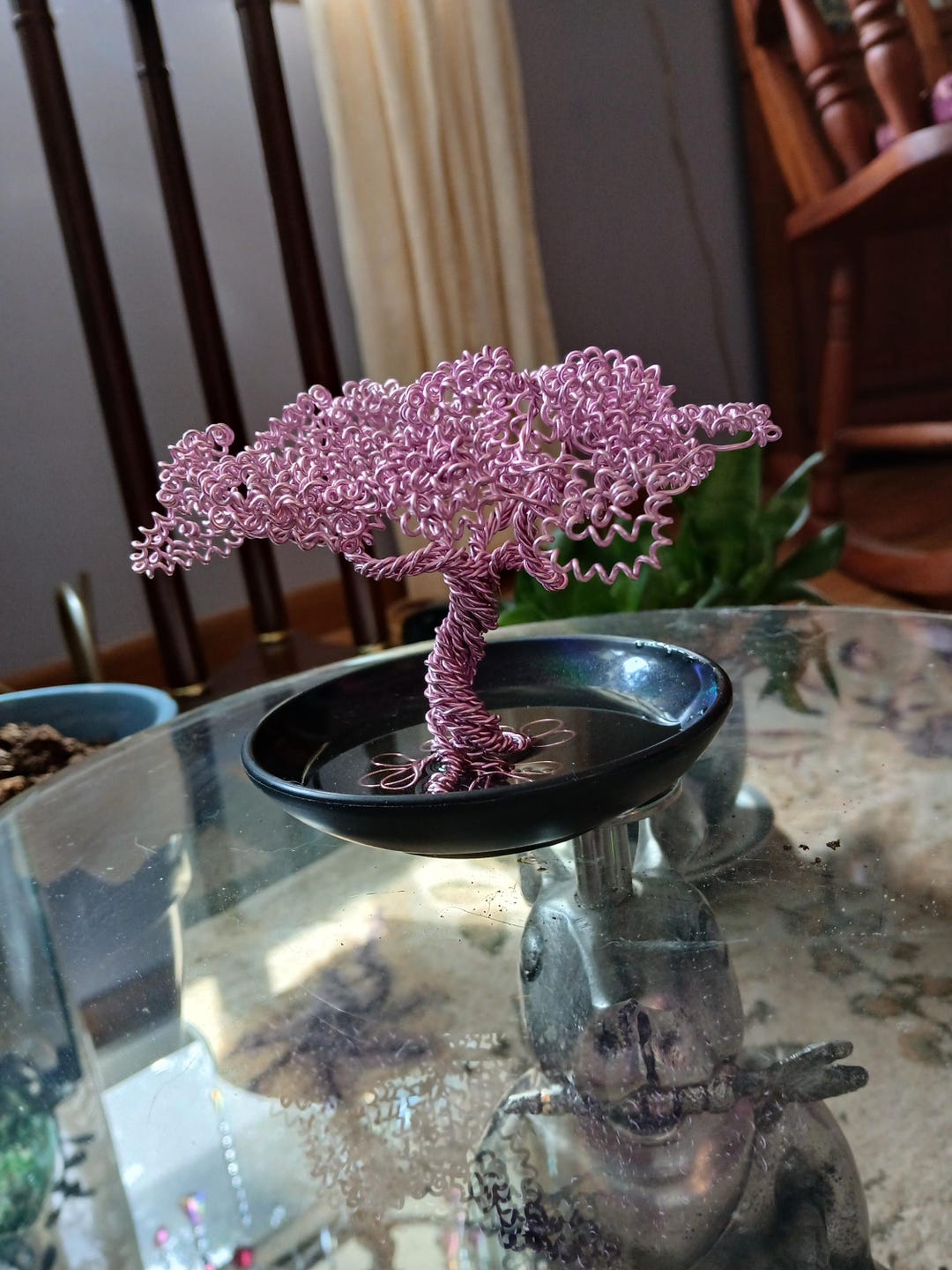 Pretty in Pink! Twisted Wire Bonsai Tree - Etsy