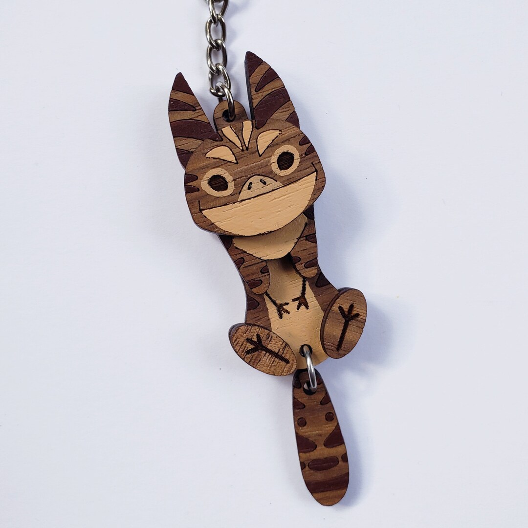 Star Wars | DARK Loth Cat Keychain | Wood Keychain | Star Wars Keychain ...
