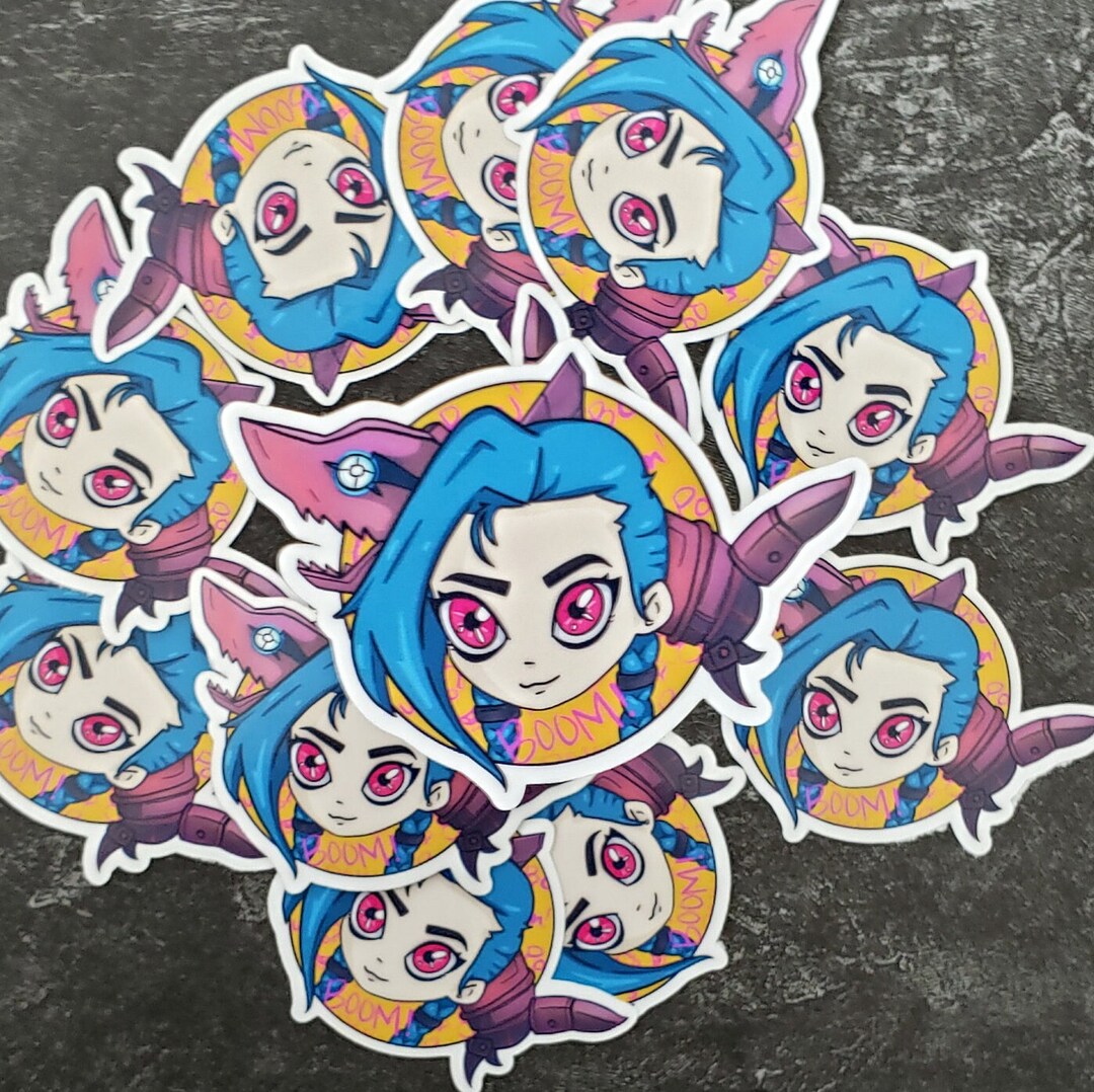 Jinx | Arcane | League of Legends | Sticker | Cute Gift - Etsy
