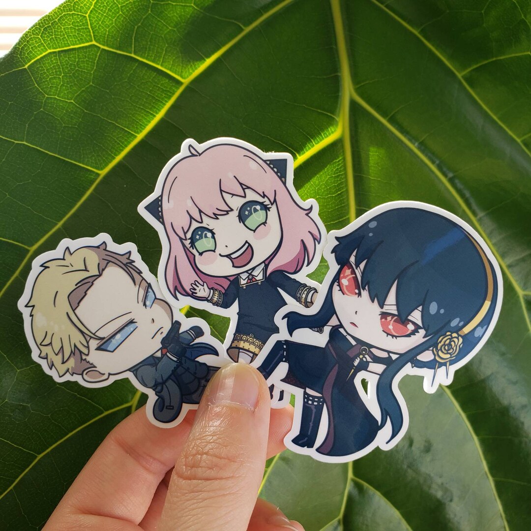 The Family Sticker Set | the Spy, the Telepath and the Assassin | Vinyl ...