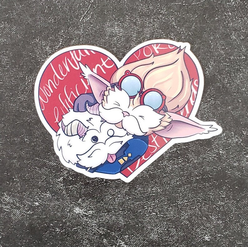 Heimerdinger & Poro Arcane League of Legends Sticker - Etsy