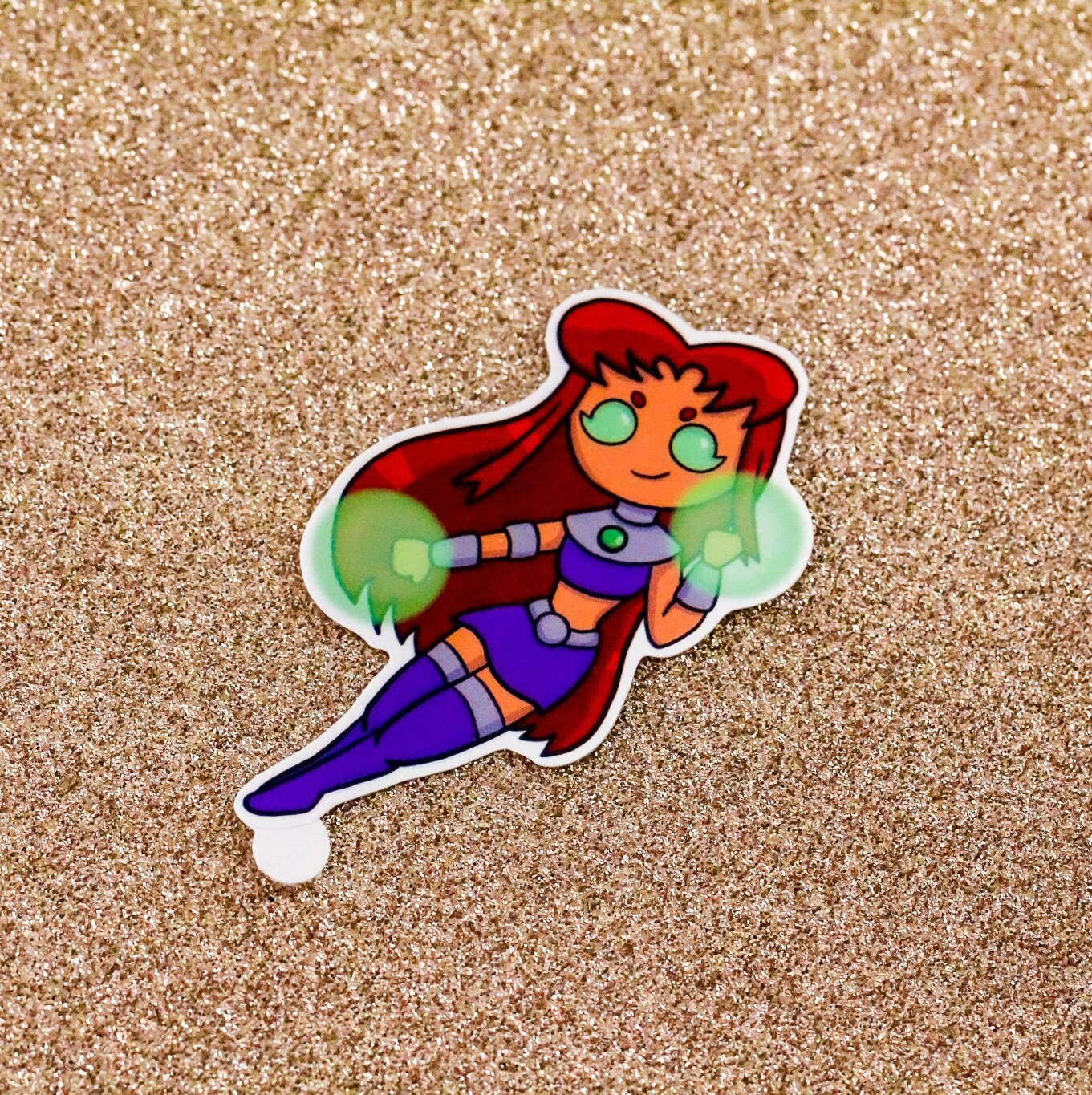 Teen Heroes Teen Titans Sticker Set Beast Boy Starfire - Etsy