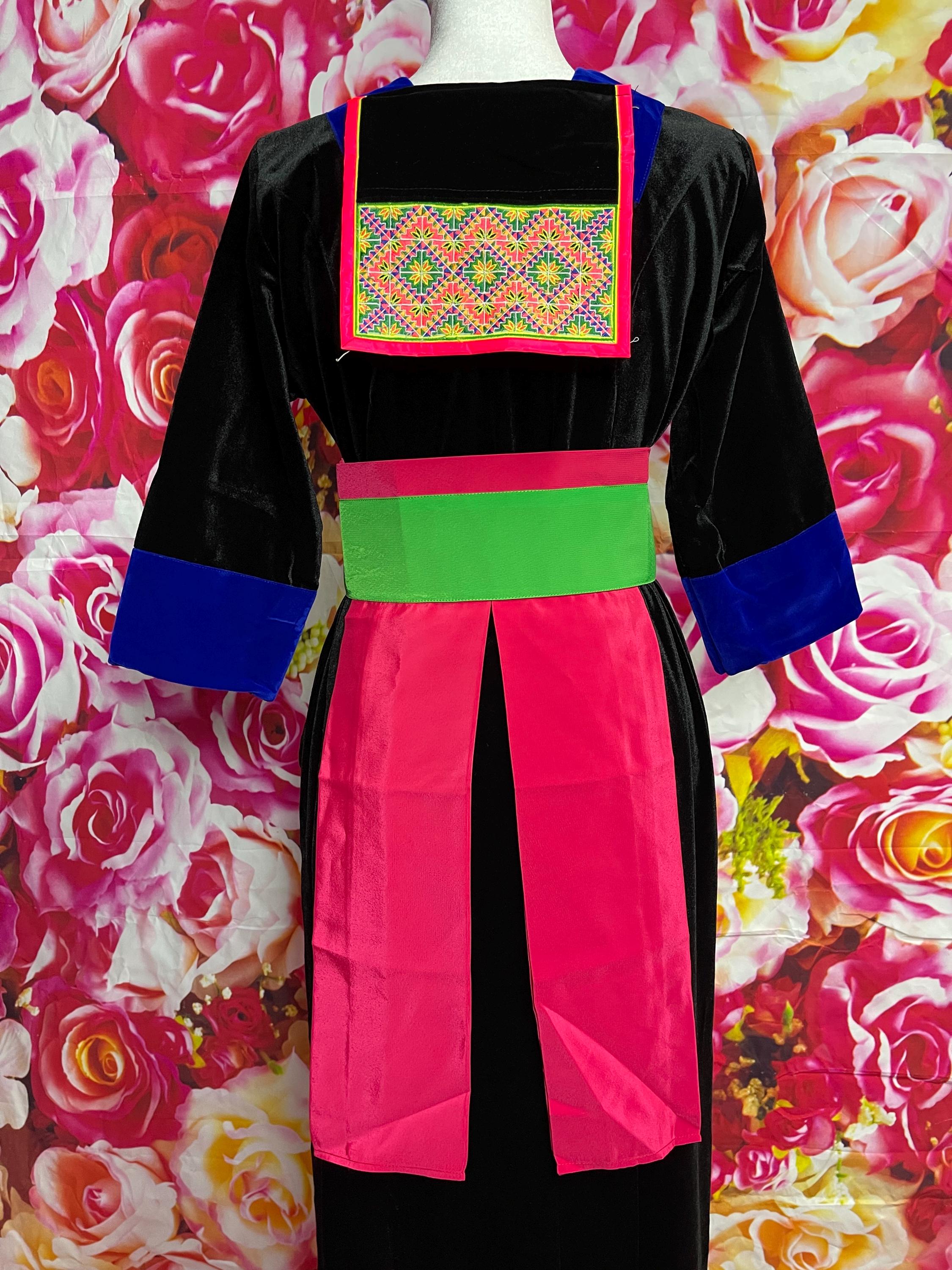 Hmong Xeev Pants Outfit Velvet Fabric - Etsy