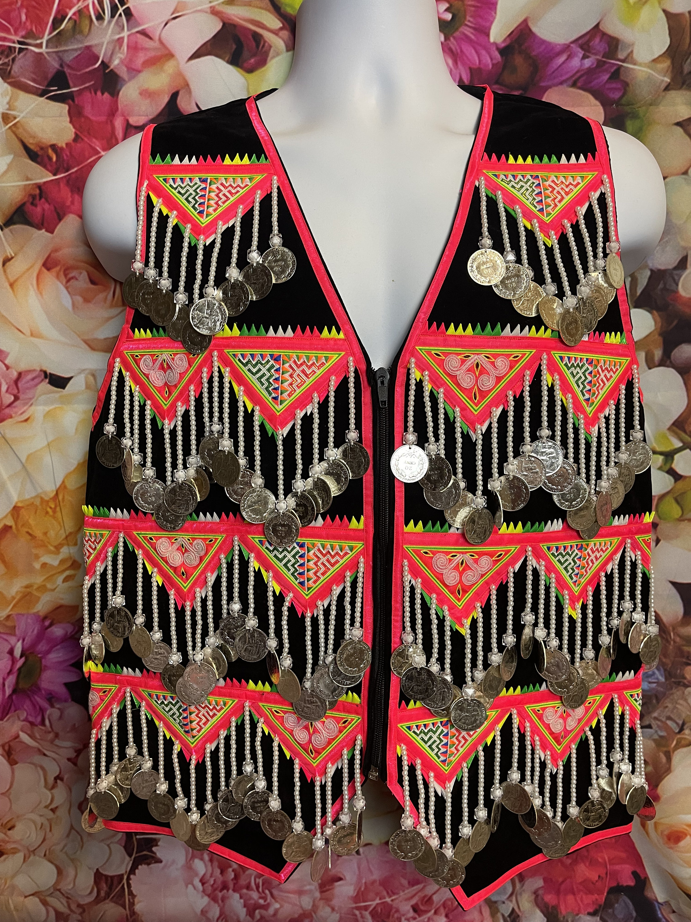 Hmong Men Vest Hand Made PNM - Etsy