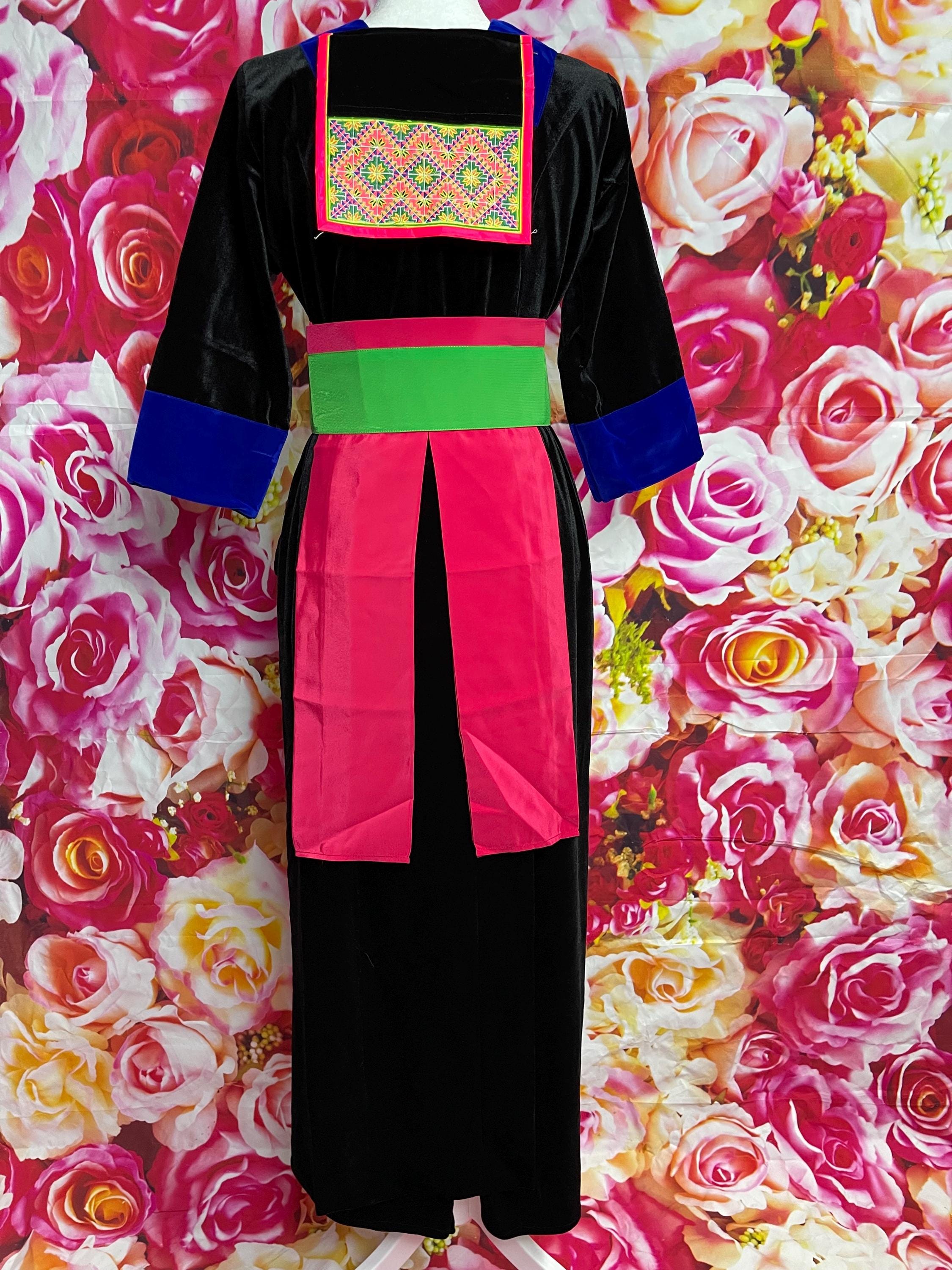 Hmong Xeev Pants Outfit Velvet Fabric - Etsy