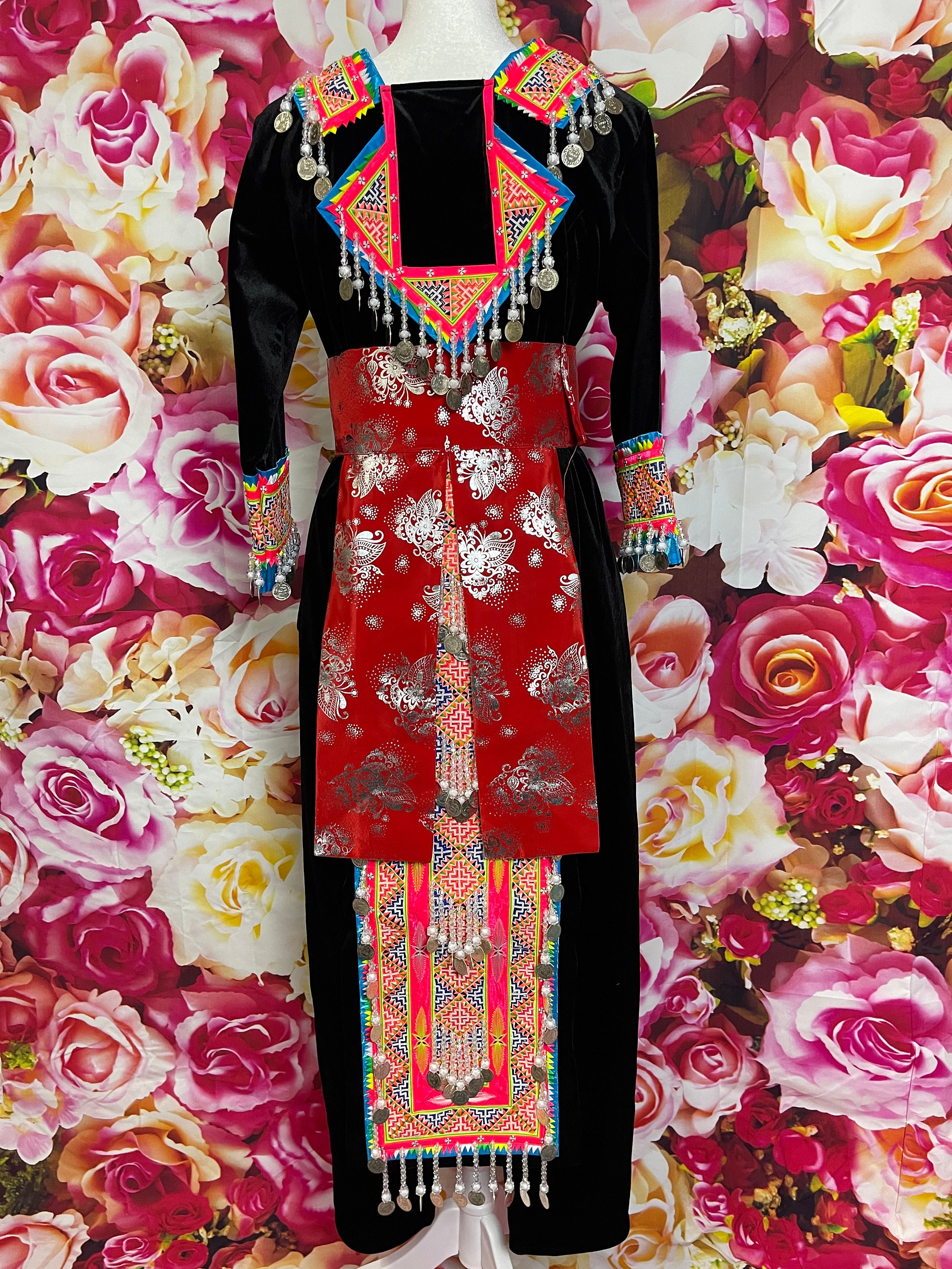Hmong Pants Woman Outfit Hand Made PNM - Etsy
