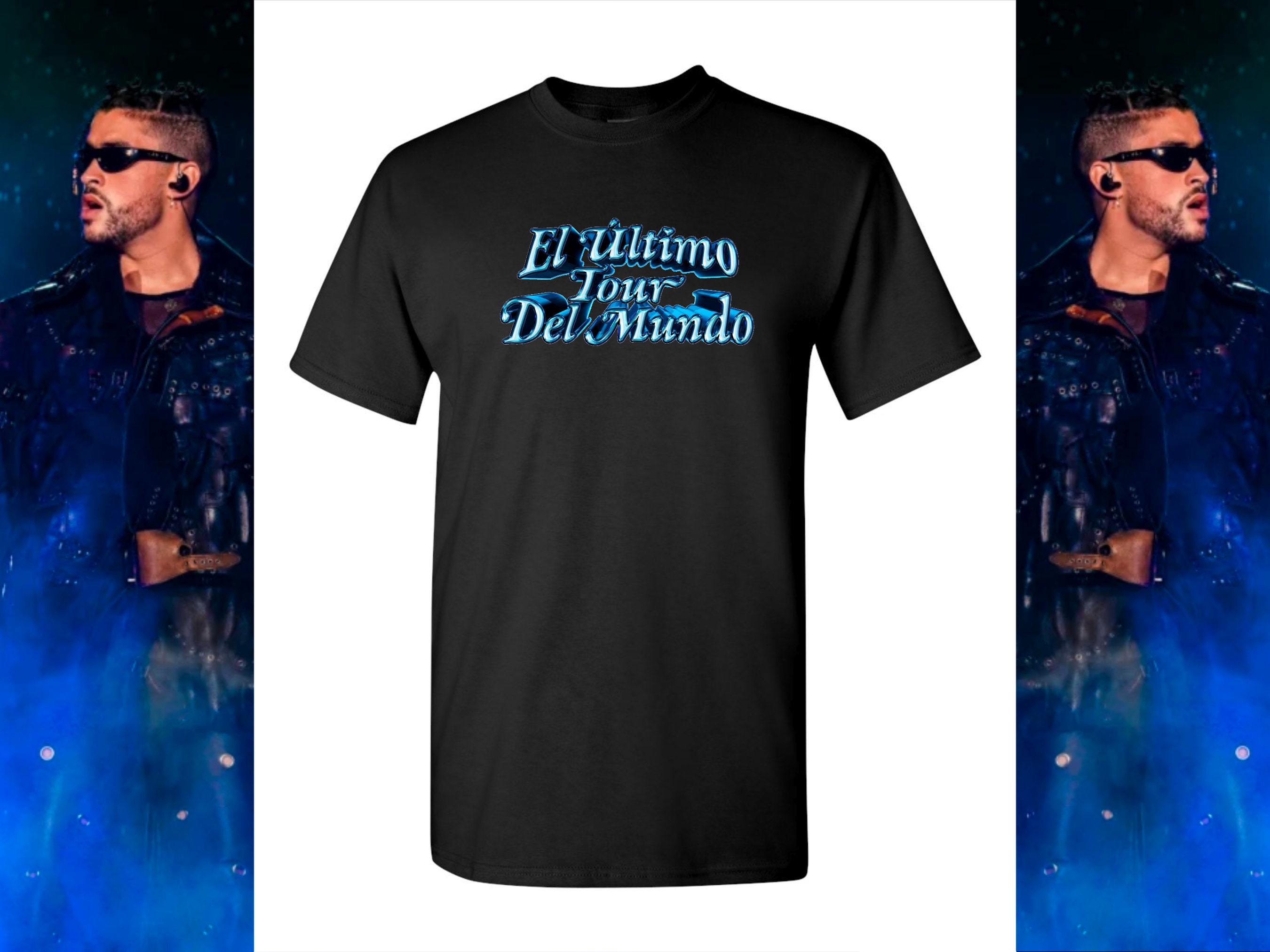 El Ultimo Tour Del Mundo Bad Bunny T Shirts Latino Gang Bad | Etsy