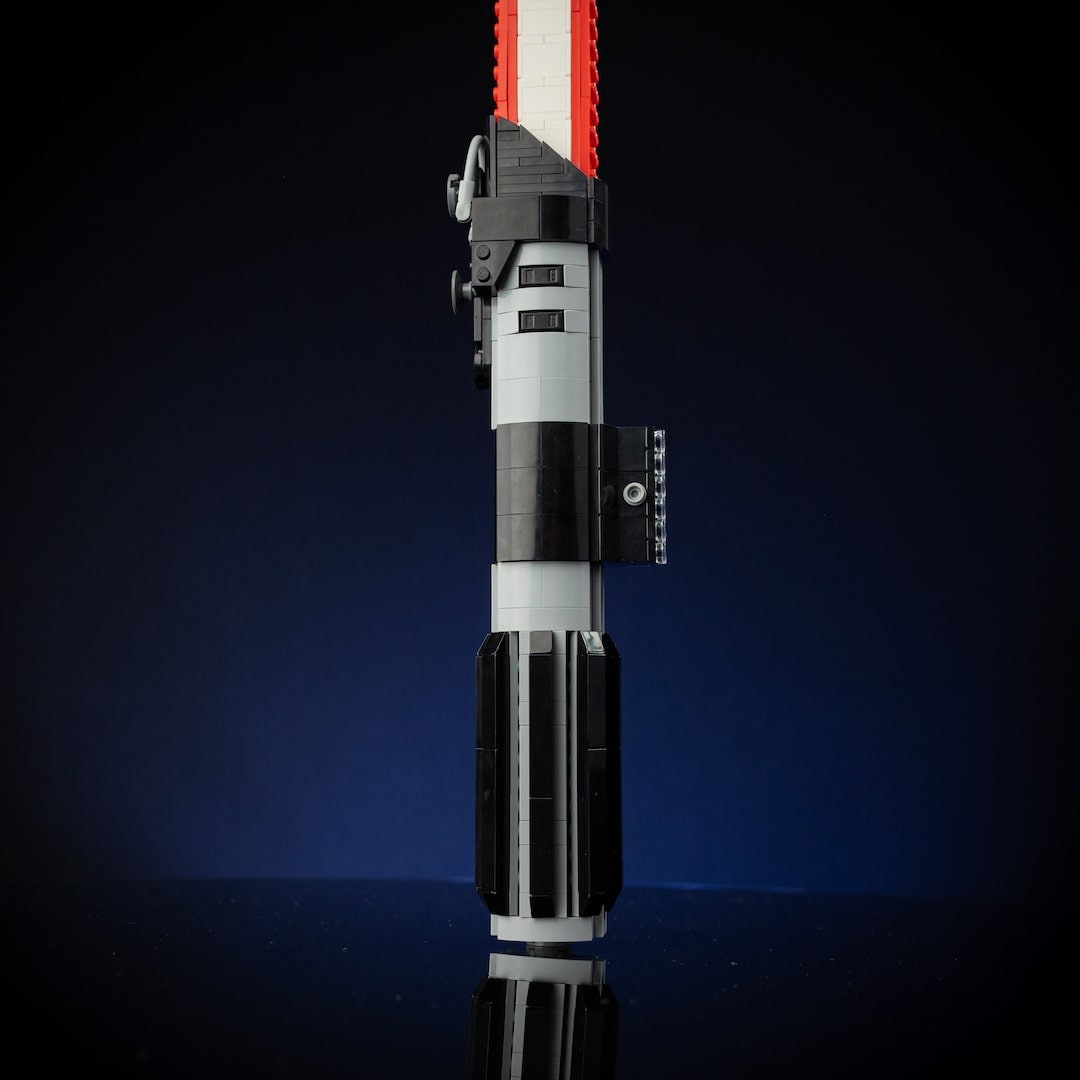 Lord Vader's Saber Building Kit in LEGO Bricks - Etsy