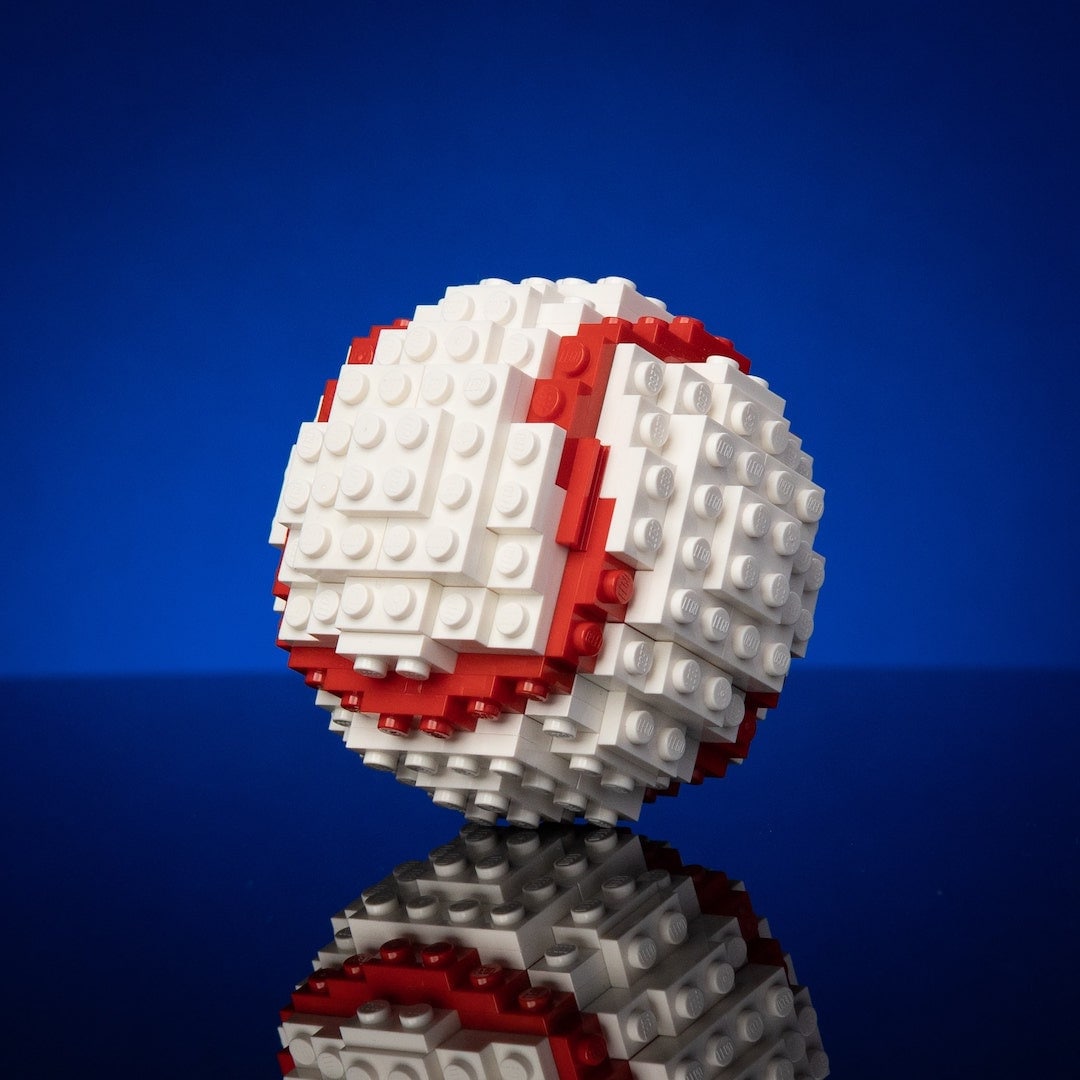 Baseball Building Kit in LEGO® Bricks - Etsy