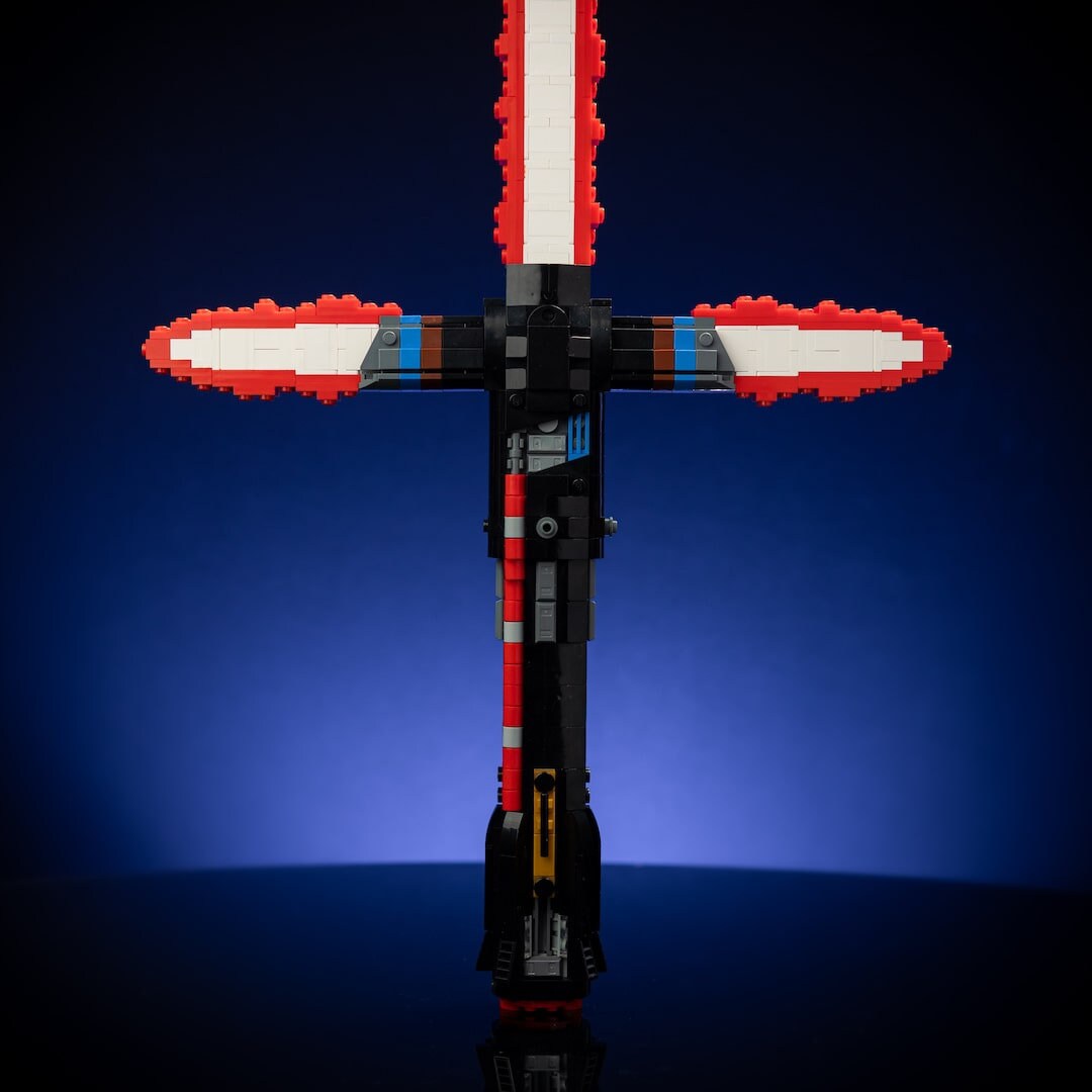 Kylo's Saber Building Kit in LEGO Bricks build It Yourself - Etsy