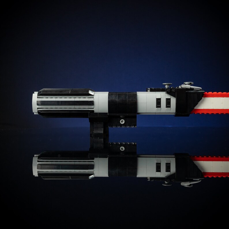 Lord Vader's Saber Building Kit in LEGO Bricks - Etsy