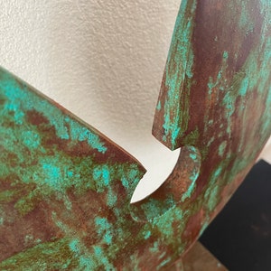 Abstract Sculpture. Steel Art. Hand Made Patina or Polished - Etsy