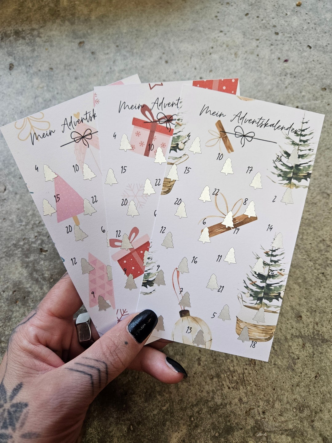 Scratch Advent Calendar 50 Euro & 100 Euro Christmas/advent Calendar ...