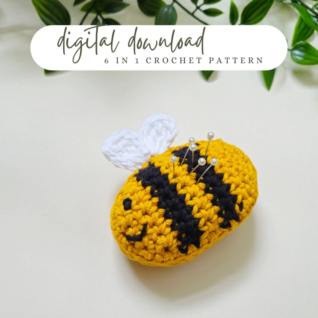 Bumble Bee Crochet Pattern, Pdf Download, Easy Beginner Crochet Pattern ...
