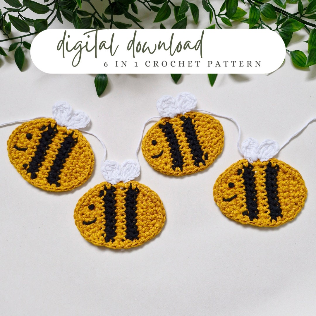 Bumble Bee Crochet Pattern, Pdf Download, Beginner Crochet Pattern ...
