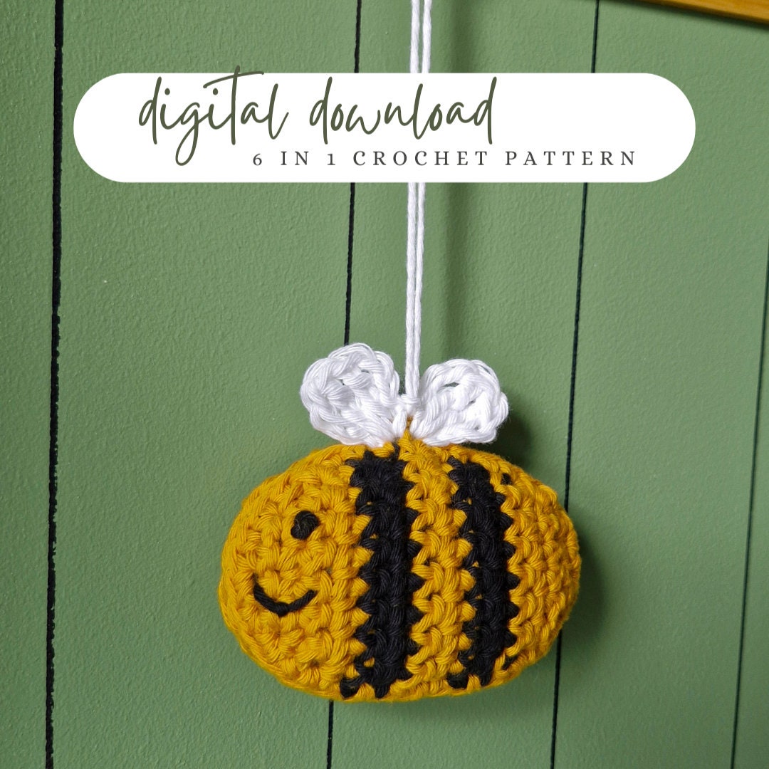 Bumble Bee Crochet Pattern, Pdf Download, Easy Beginner Crochet Pattern ...