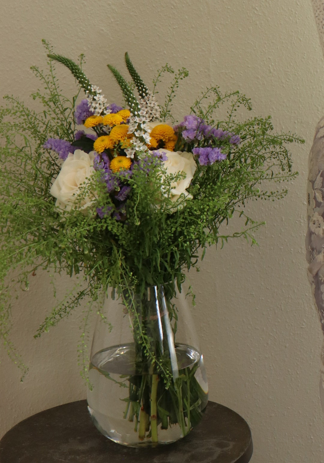 Personalised Flower Drawings Pencils/ Fine Liners & Watercolours. A5 A4 ...