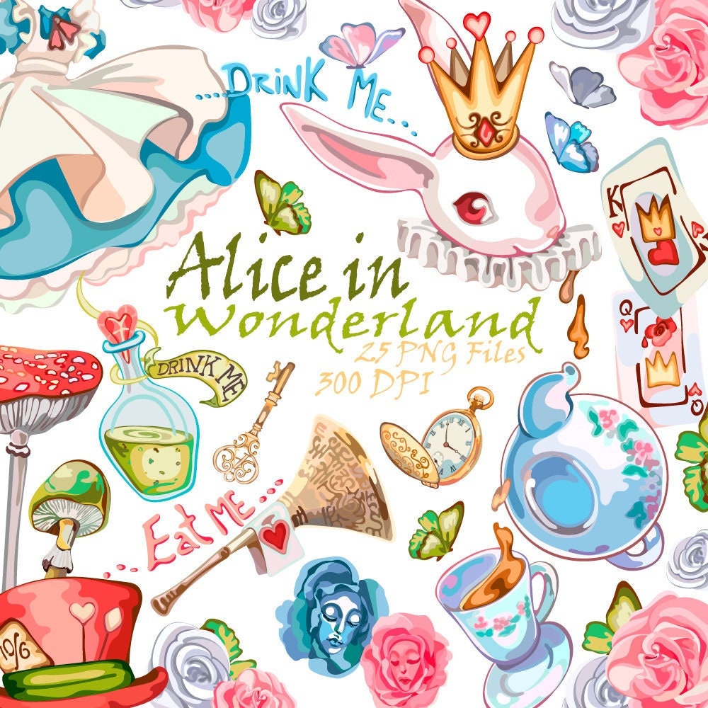 Alice In Wonderland Eat Me Clip Art