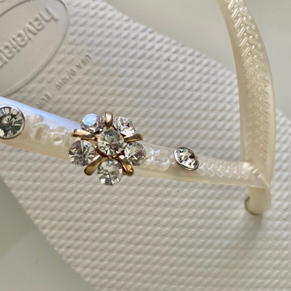 Pearl Flip Flops - Etsy