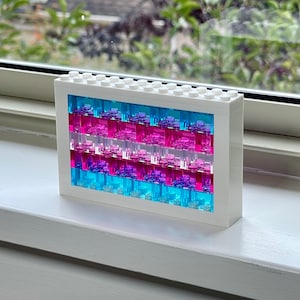 LGBTQ+ and Trans Pride Flags, Made of Genuine LEGO® Bricks ...