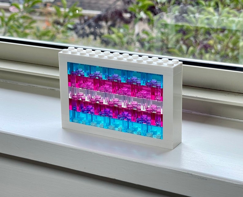 LGBTQ and Trans Pride Flags, Made of Genuine LEGO® Bricks transparent ...