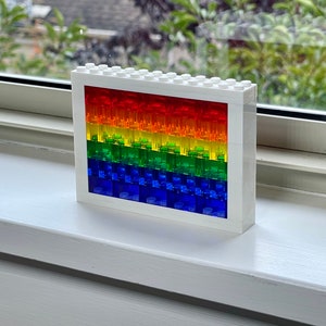 LGBTQ+ and Trans Pride Flags, Made of Genuine LEGO® Bricks ...