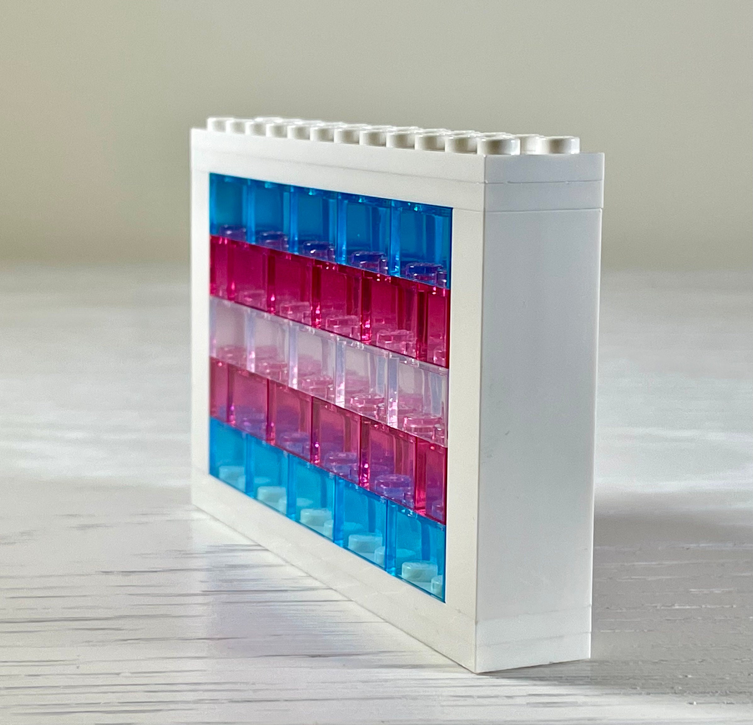 LGBTQ and Trans Pride Flags, Made of Genuine LEGO® Bricks transparent ...