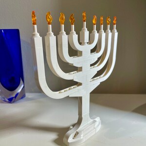 Brick-built Menorah, Made of Genuine LEGO® Bricks | Fun and Unique ...