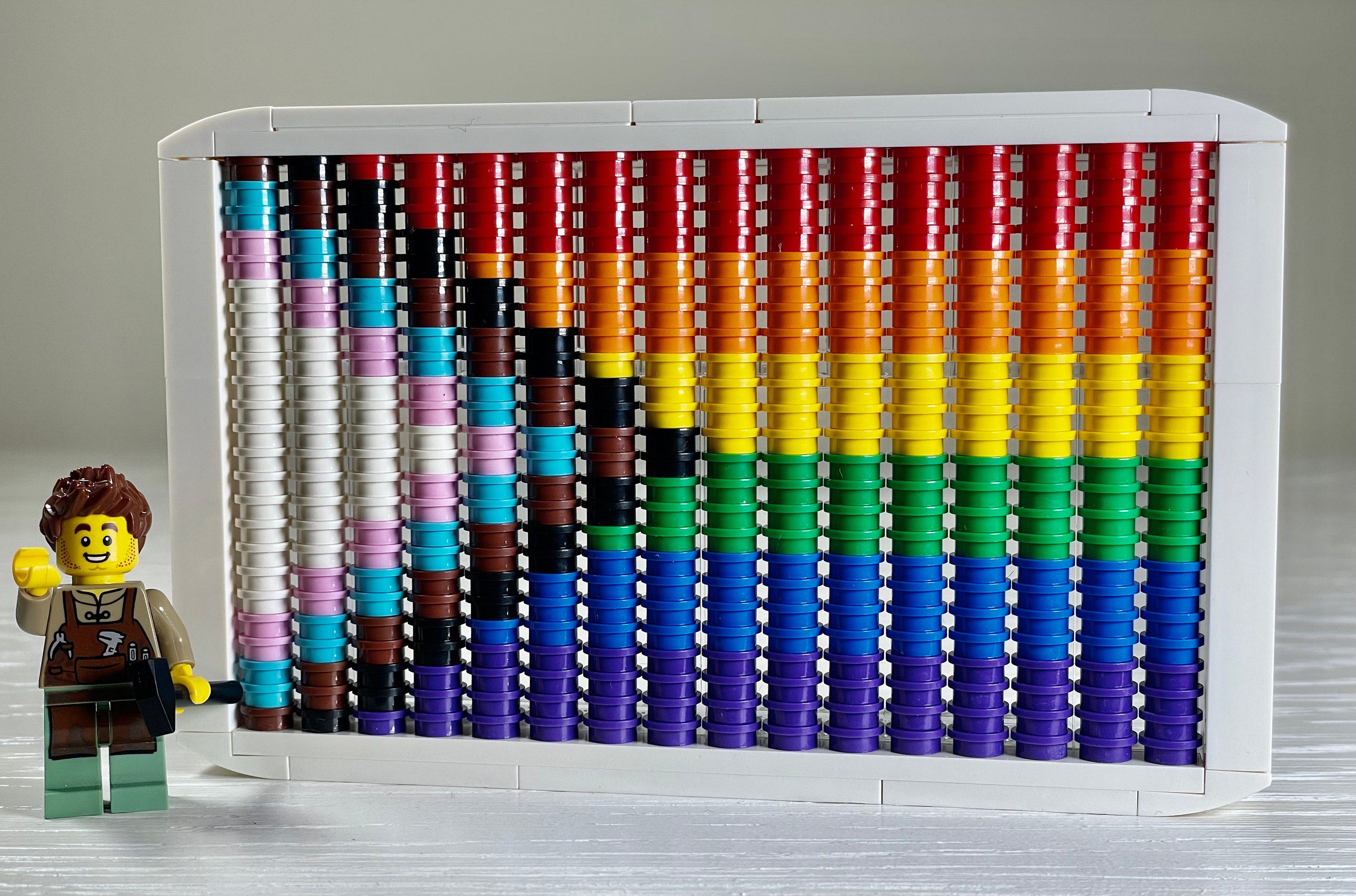 LGBTQ, Trans, and Progress Pride Flags, Made of Genuine LEGO® Bricks ...