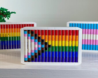 LGBTQ and Trans Pride Flags, Made of Genuine LEGO® Bricks transparent ...