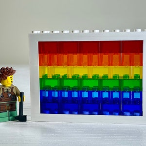 LGBTQ+ and Trans Pride Flags, Made of Genuine LEGO® Bricks ...
