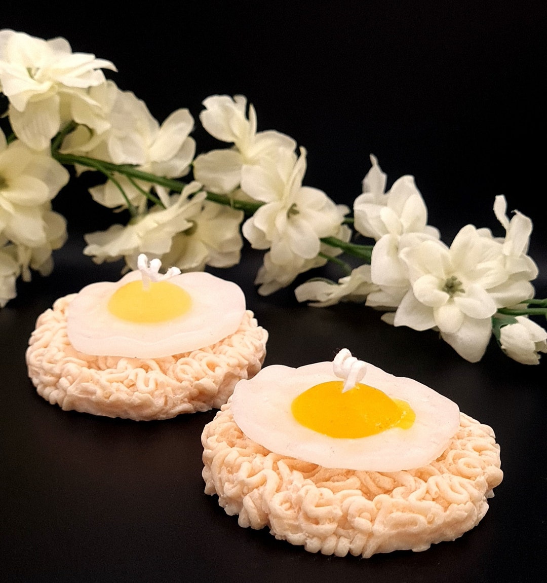 Pasta With Fried Egg Candle - Etsy