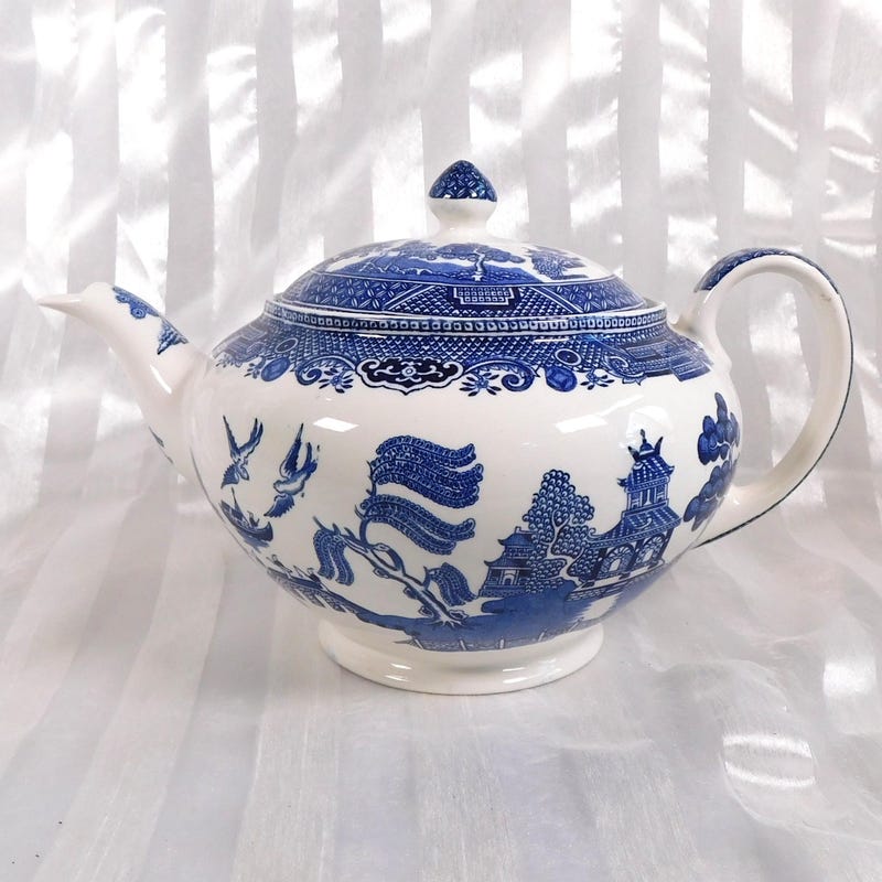Blue Teapots - Etsy
