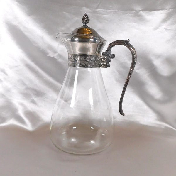 Clear Glass Pitcher - Etsy
