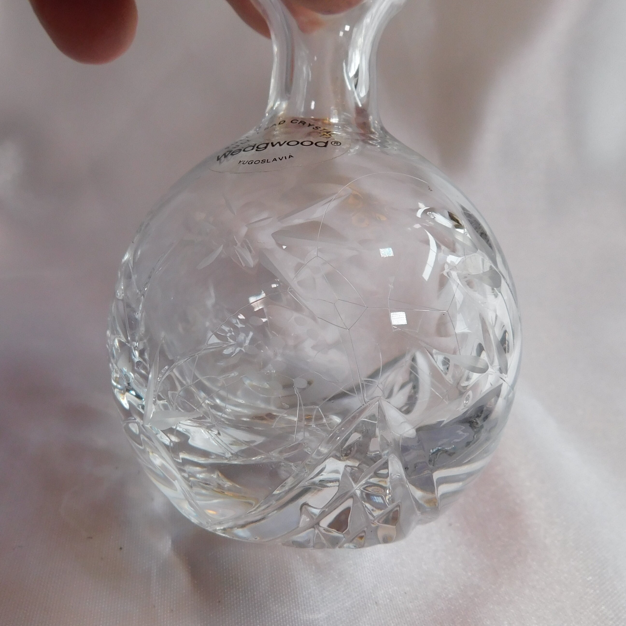 Wedgwood Lead Crystal Perfume Bottle in Sovereign 22198 - Etsy